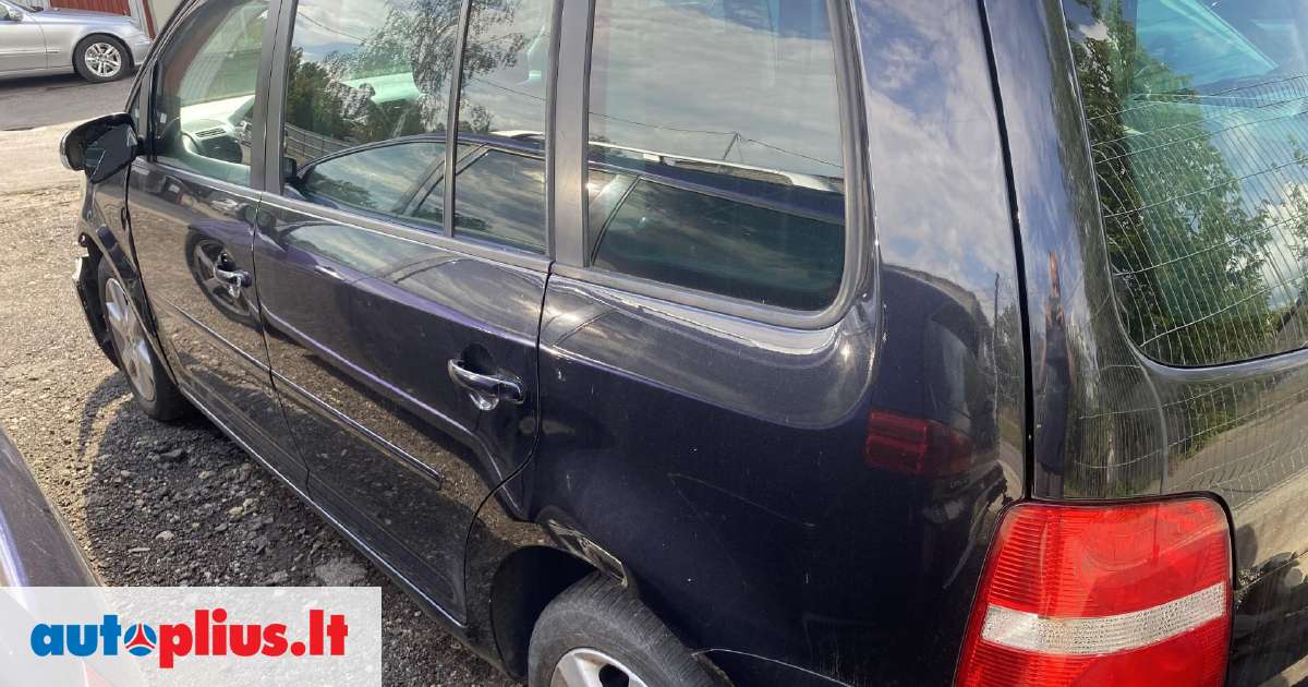 Volkswagen Touran Automobilis dalimis automatas liukas užsikuria ...