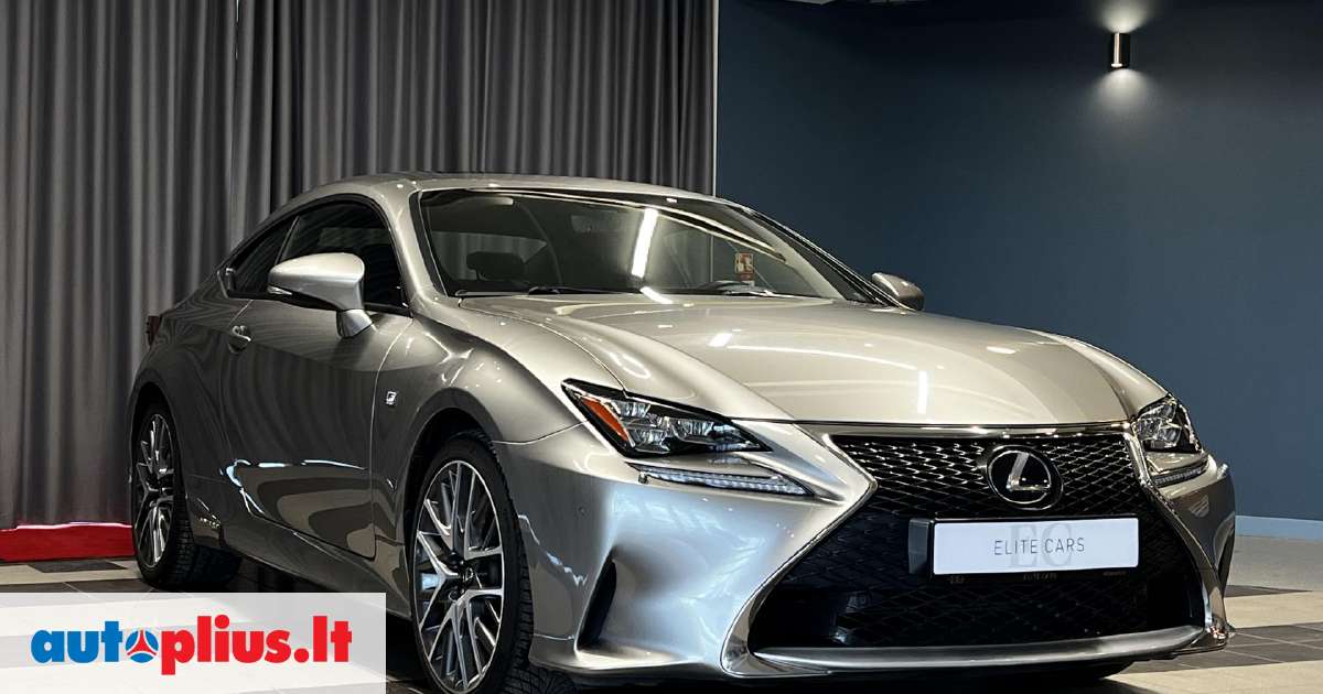 Lexus RC 300h, 2.5 l., kupė (coupe) 2017-07 m., | A26481350