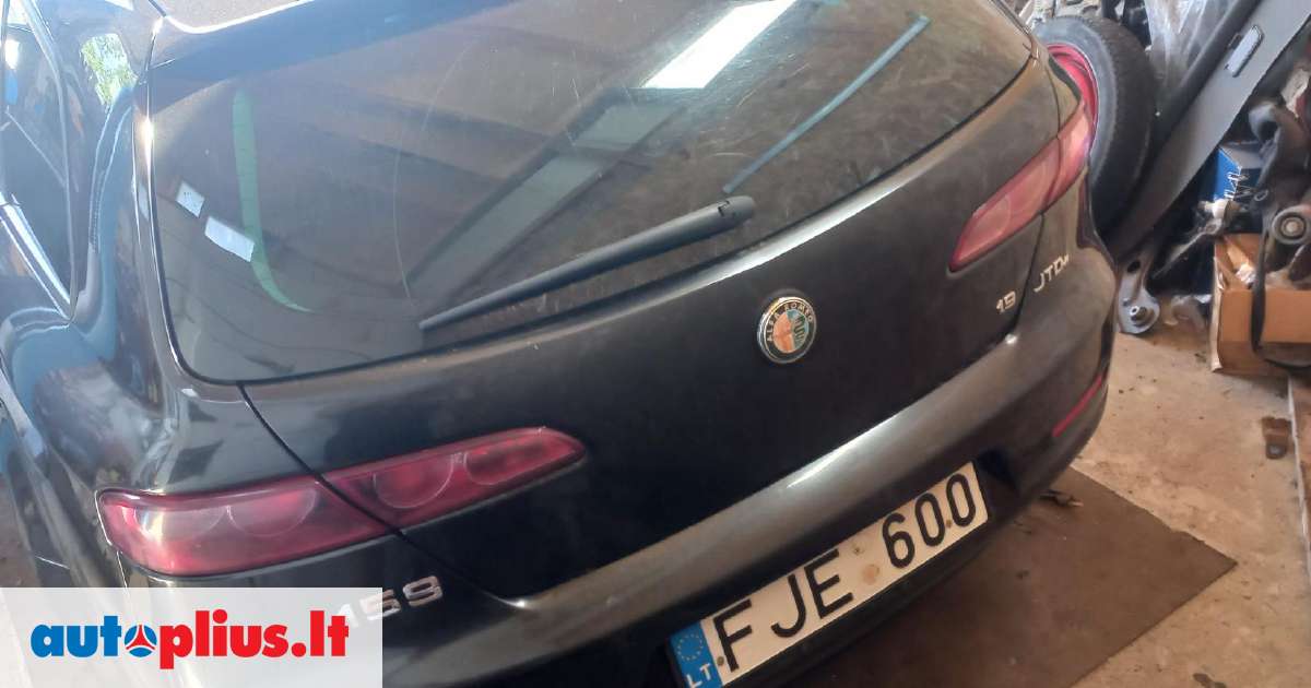 Alfa Romeo 159 1 9 dyzelis 110kw dalimis odinis salonas 2008-12 m ...