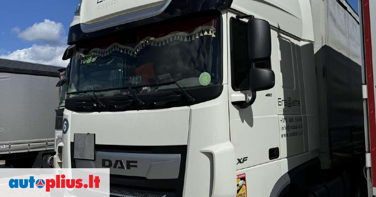 DAF XF480 MEGA , Gamykline Garant, 2 miegamosios vietos 2021-11 m ...