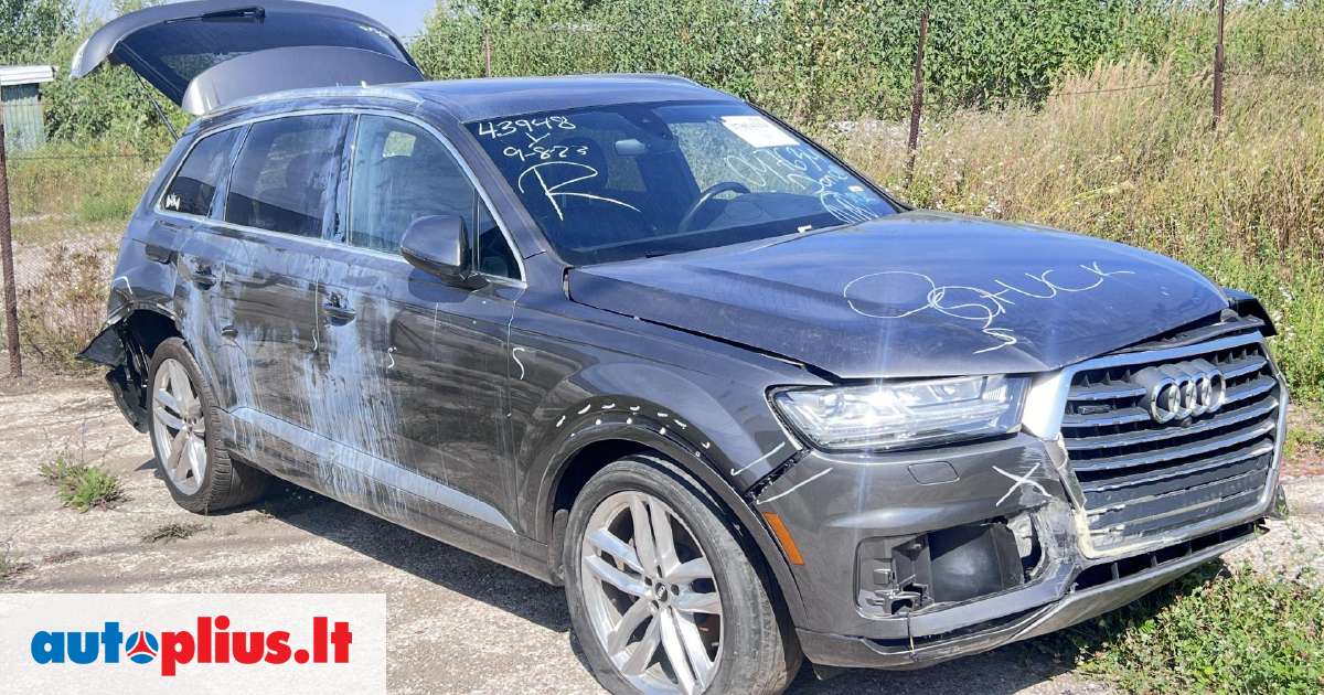 Audi Q7 по частям. Usa amerika r21 audi sport ratlankiai 360 kameros ...