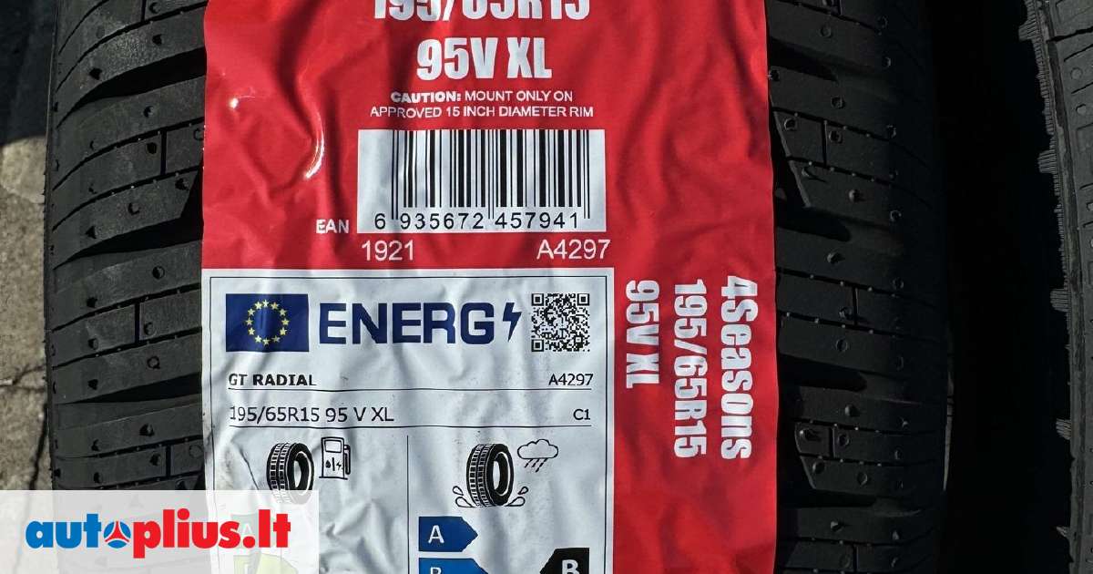 GT Radial 4Seasons, vissezonas 195/65 R15 | A26522440