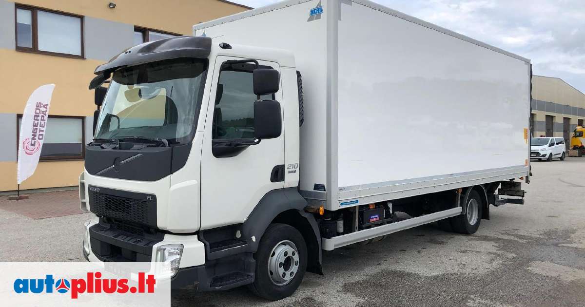 Volvo FL210 4x2 EURO6 199 000KM, kietašoniai 2016-04 m., | A26579791