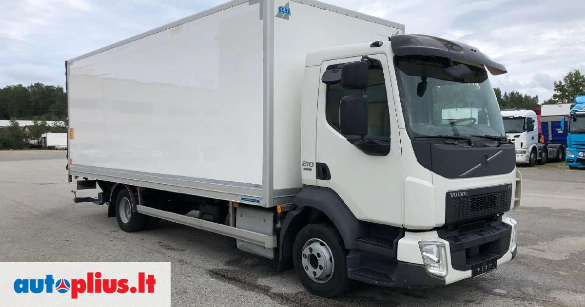 Volvo FL210 4x2 EURO6 199 000KM, box trucks / box vans 2016-04 m ...