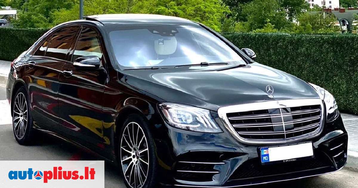 Mercedes-Benz S klasė Mercedes 222 face dalimis amg paket 2018 m ...