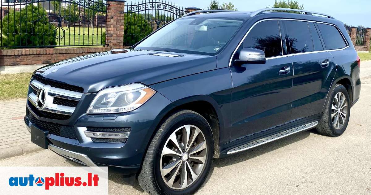 Mercedes-Benz GL450, 3.0 l., visureigis / krosoveris 2015-03 m ...