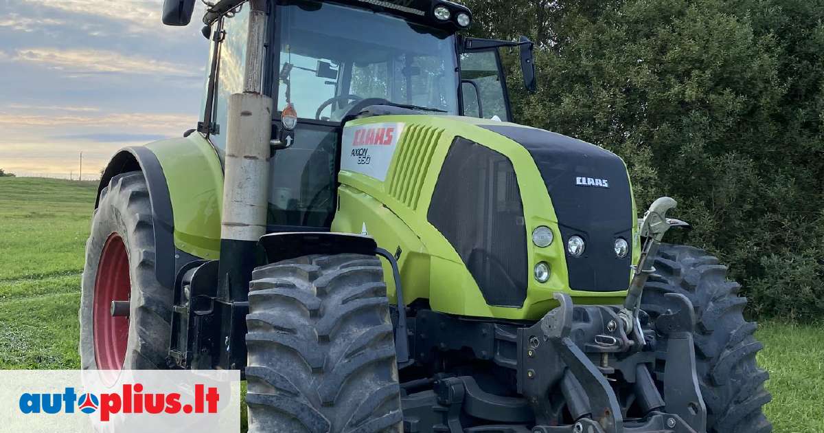 Claas Axion 850, traktoriai 2010 m., | A26654905