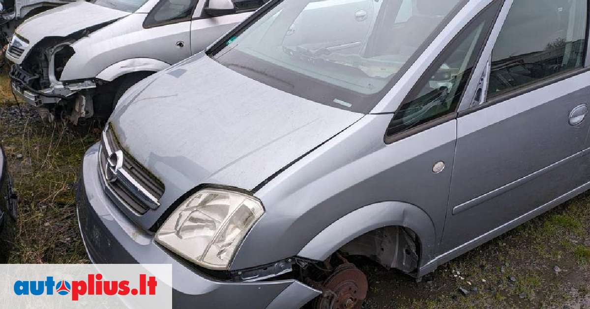 Opel Meriva, Z21B Z163, dalimis. Visi miestai pristatymas tą pačią ...