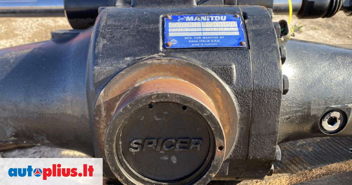 Manitou Spicer axle full set, statybos ir kelių tiesimo technika 2022 m ...