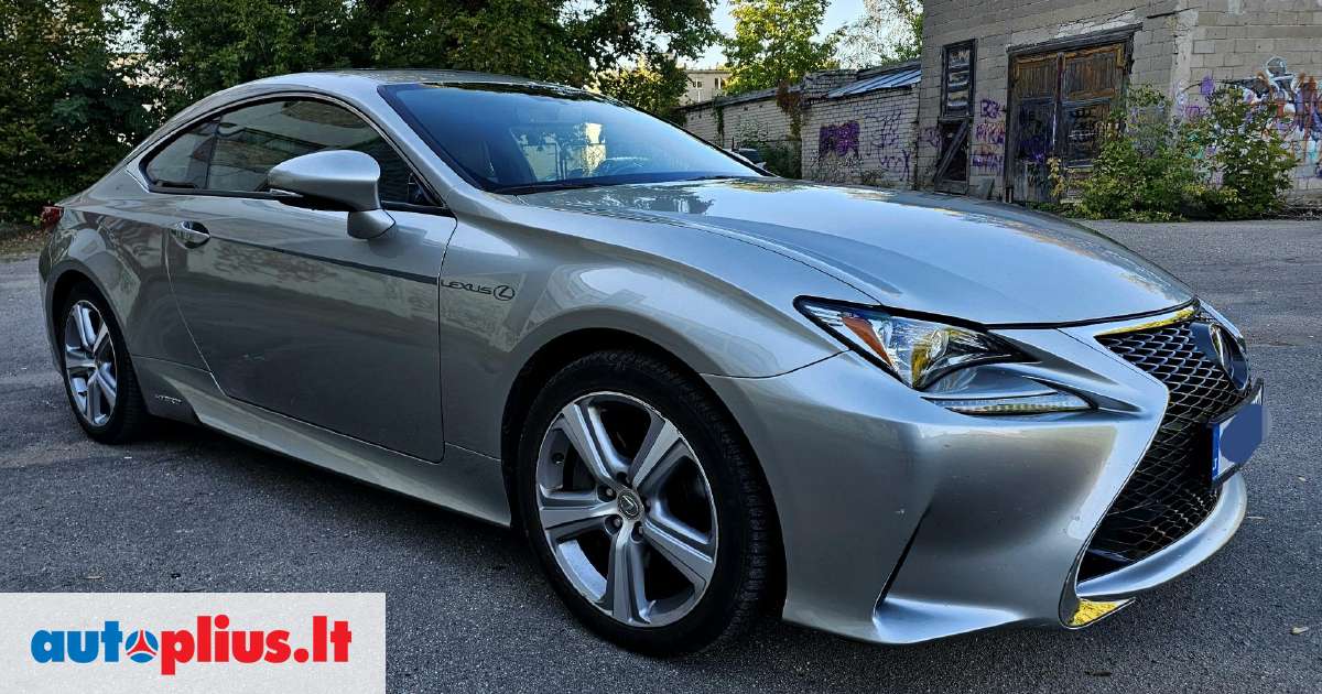 Lexus RC 300h, 2.5 l., kupė (coupe) 2016-01 m., | A26759733