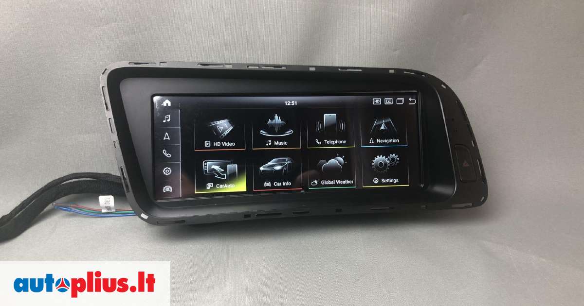 Audi Audi A4 A5 Q5 Android 13 su Carplay ir Android auto, multimedija ...