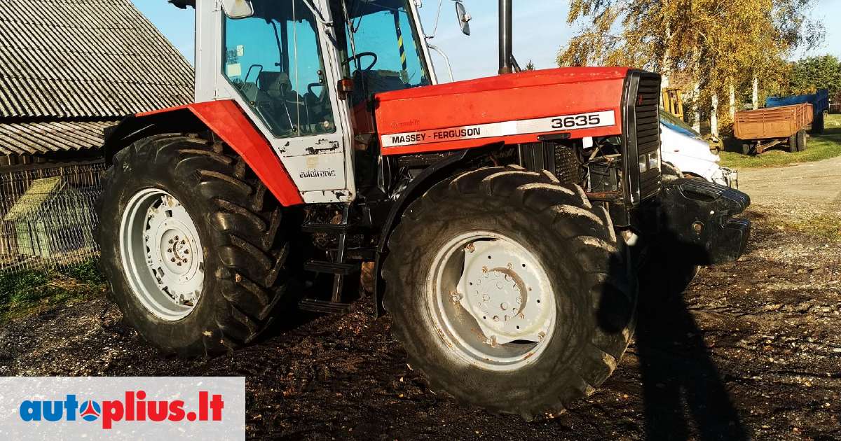 Massey Ferguson 3635, traktoriai 1995 m., | A26844497