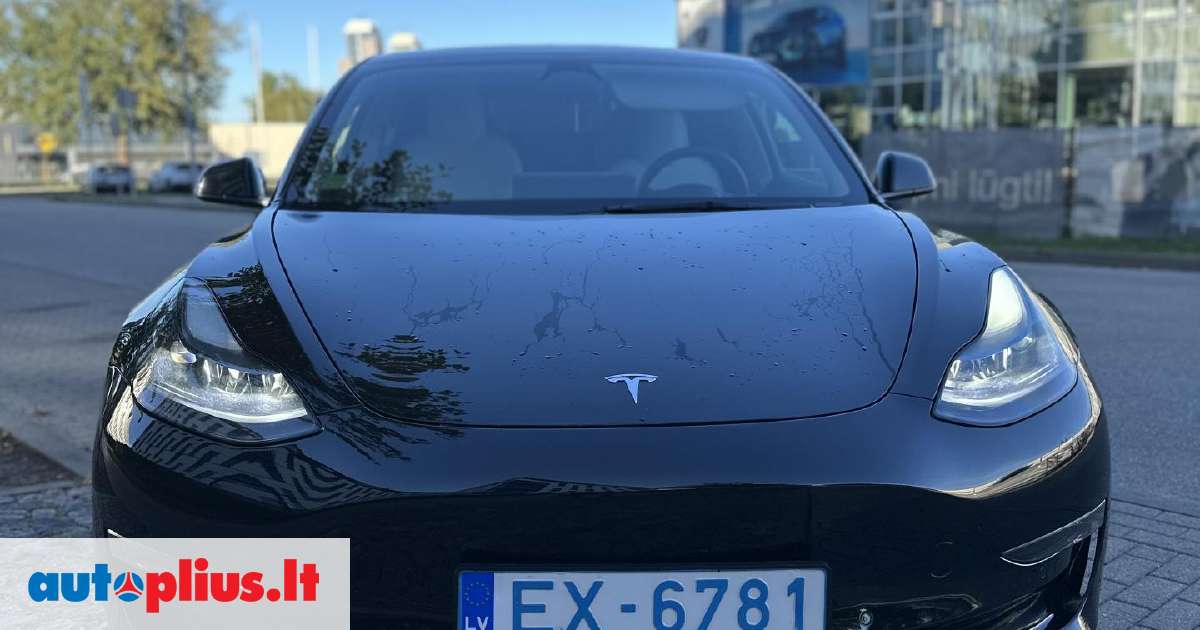 Tesla Model 3, 75 kWh, saloon / sedan 2022-06 m., | A26854293