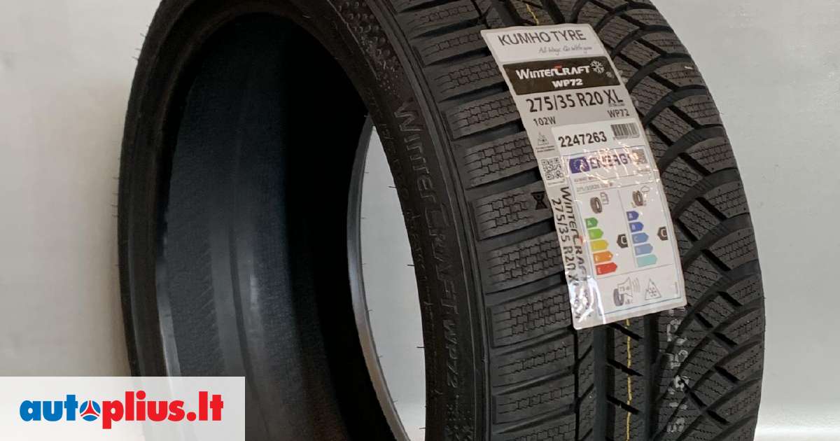 Kumho WinterCraft WP72, зимние 275/35 R20 | A26887475