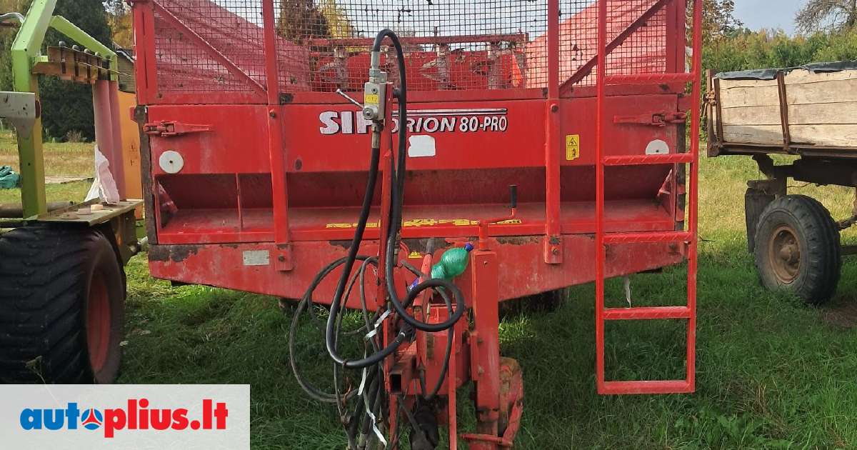 SIP Sip 80, mėšlo kratytuvai, komposto smulkintuvai 2008 m., | A26914853