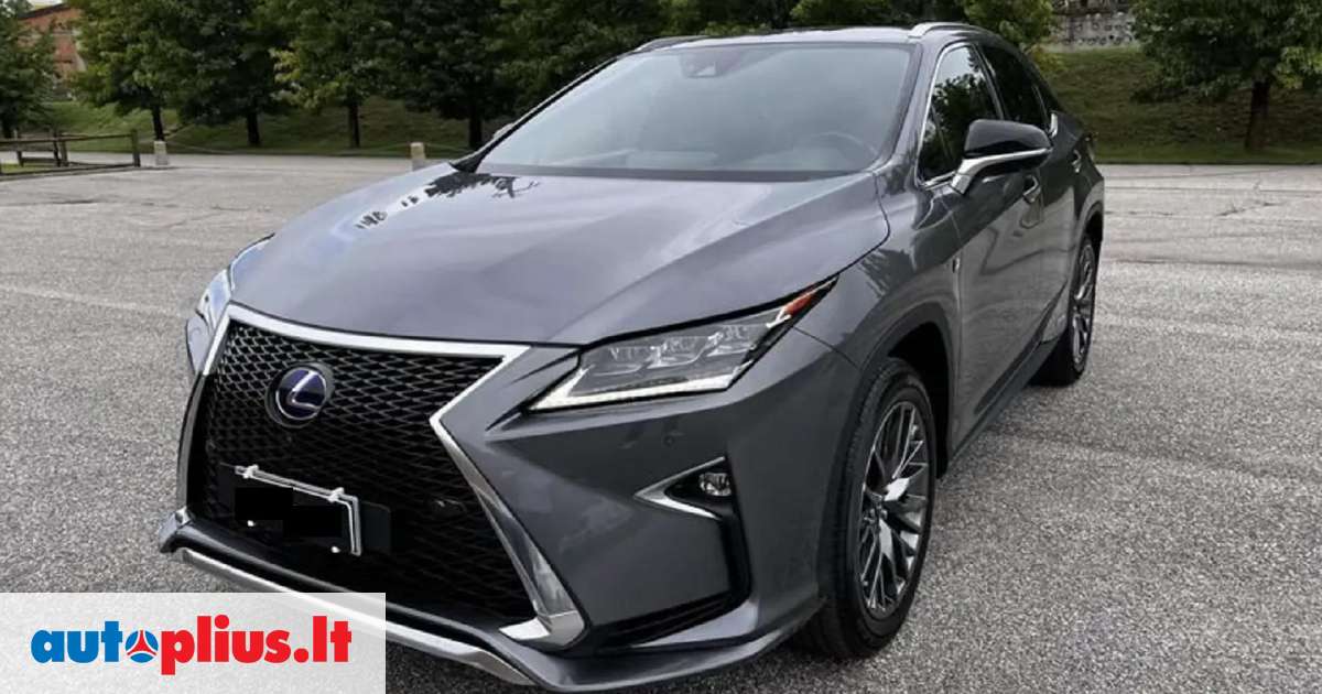 Lexus RX 450h, 3.5 l., visureigis / krosoveris 2018 m., | A26927253