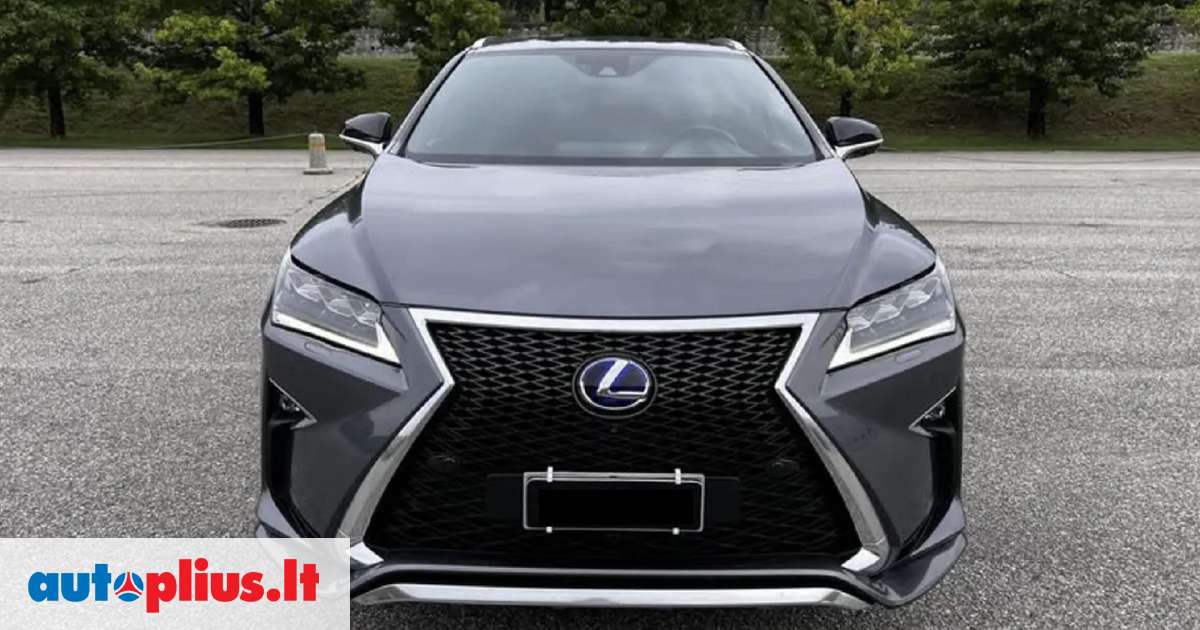 Lexus RX 450h, 3.5 l., visureigis / krosoveris 2018 m., | A26927253