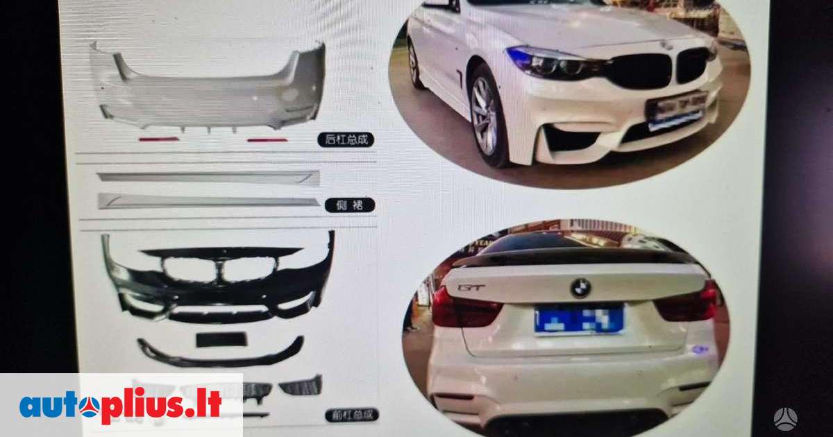 BMW 3 serija F34 gt m tech paketai taiwan f34 gt m4 style paketai m ...