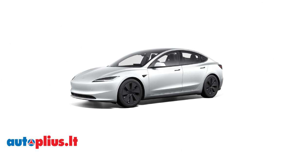 Tesla Model 3, 79 кВт·ч, Хэтчбек 2024 m., | A26997487
