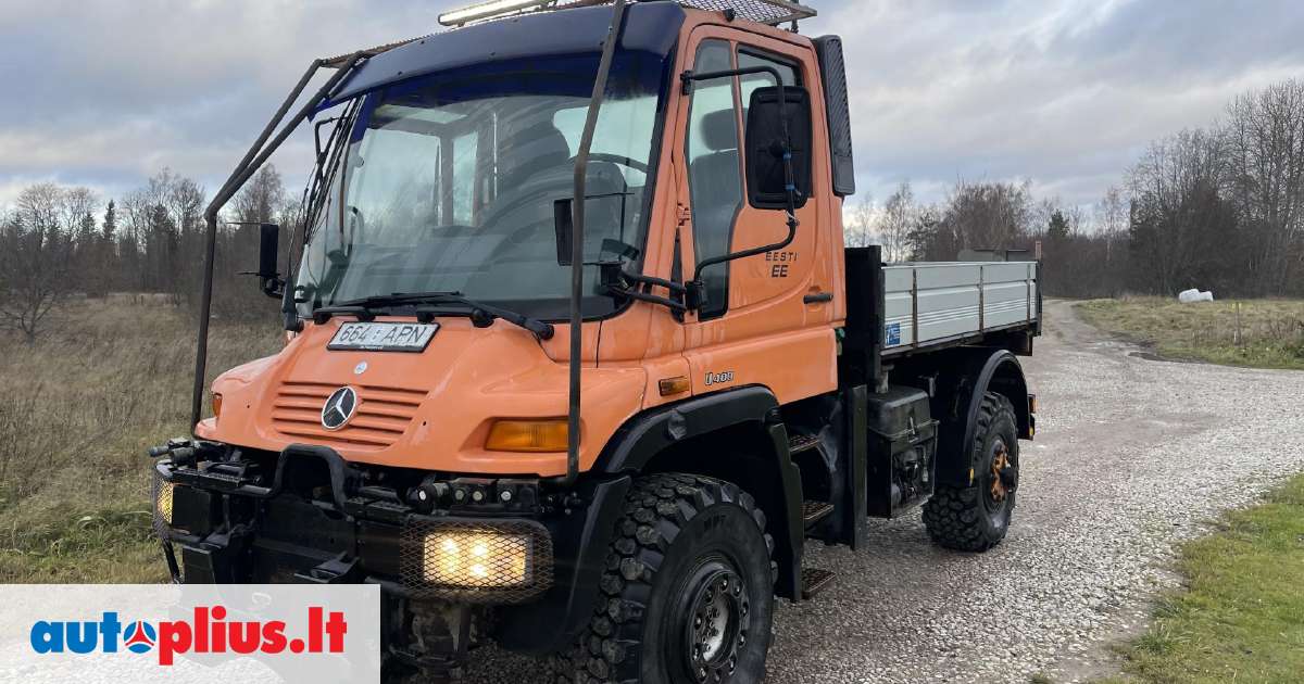 Mercedes-Benz Unimog U400, platformos 2001-04 m., | A27064375