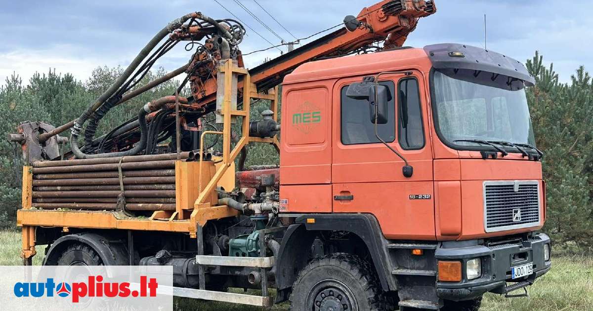 MAN 19.232, drilling machine 1997 m., | A27078157