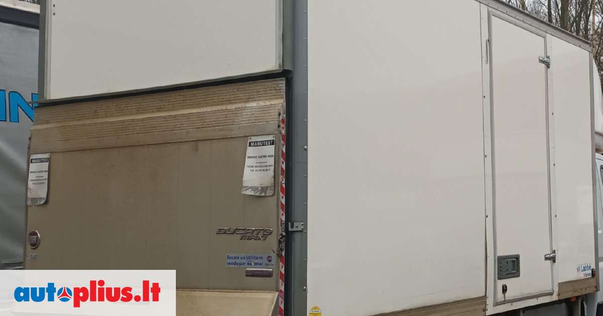 Fiat Ducato Kietašone būda su liftu viskias veikia tvarkinga išoriniai ...