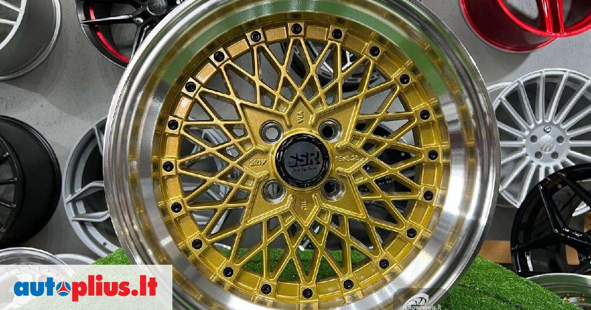 Autowheels SSR Mesh Formula Style Gold, lengvojo lydinio, R15 | A26401476