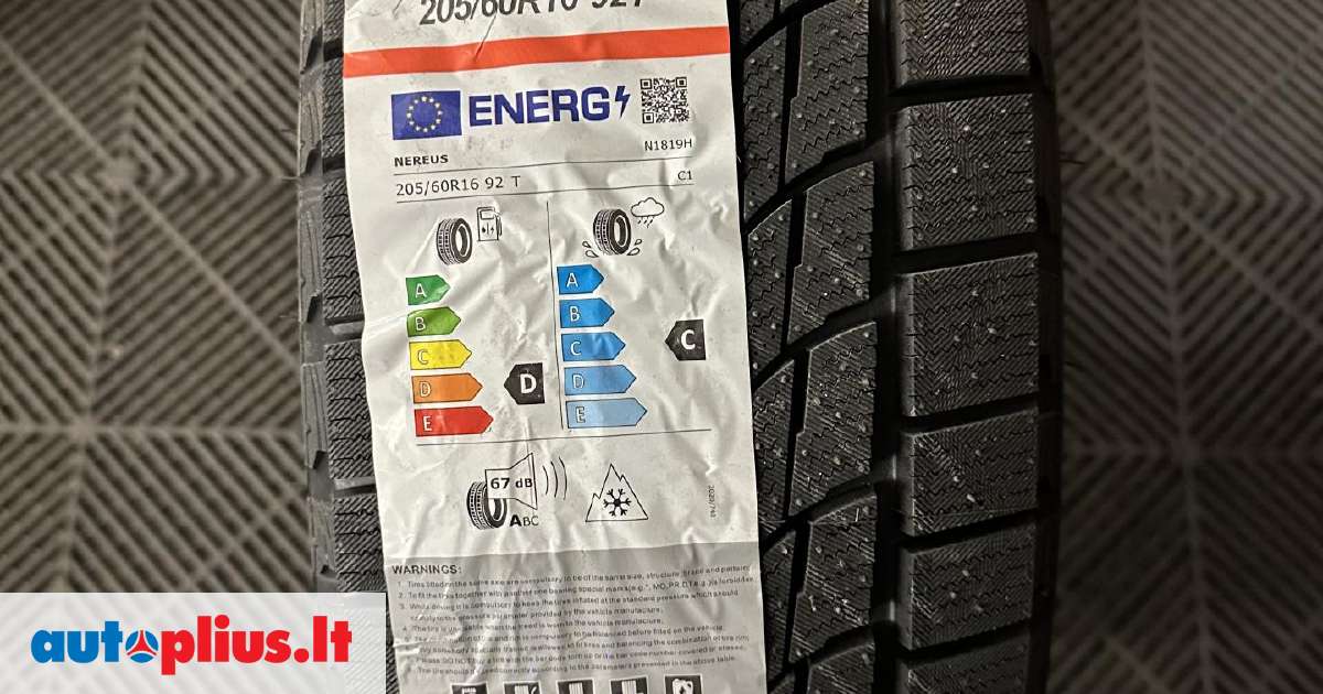 Nereus Minkšto mišinio, ziemas 205/60 R16 | A27167719