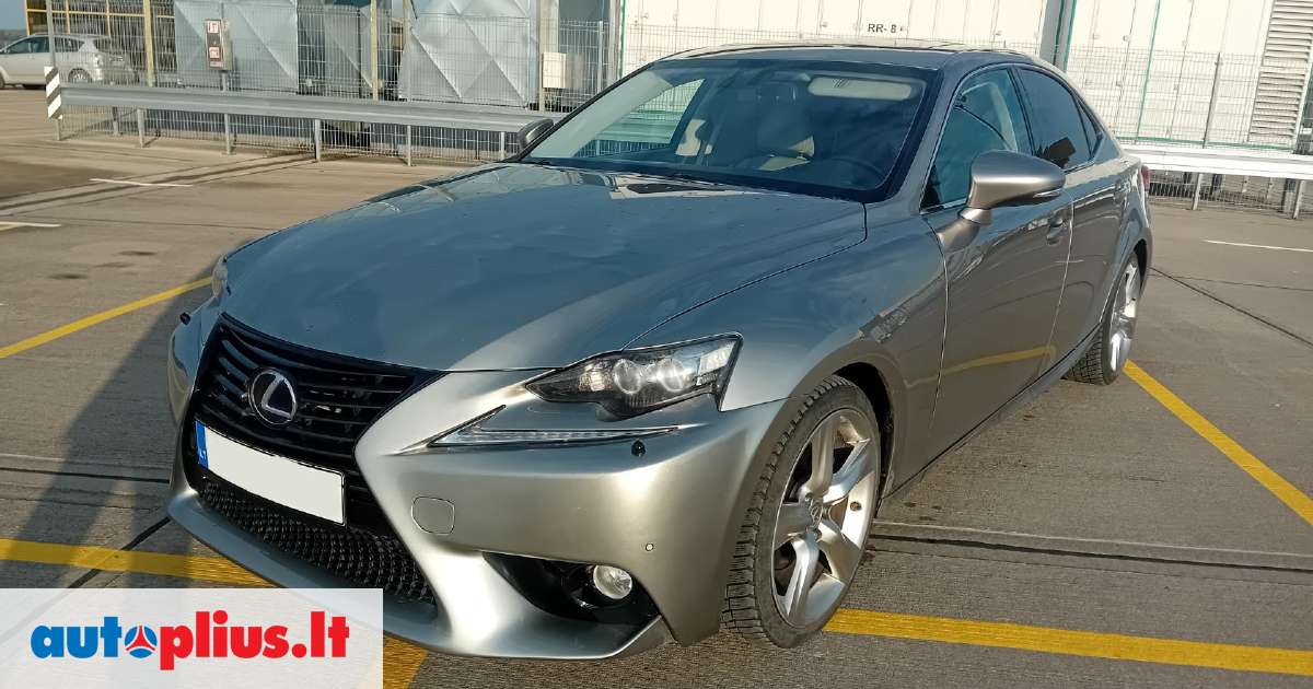 Lexus IS 300h, 2.5 l., saloon / sedan 2013-07 m., | A27175079