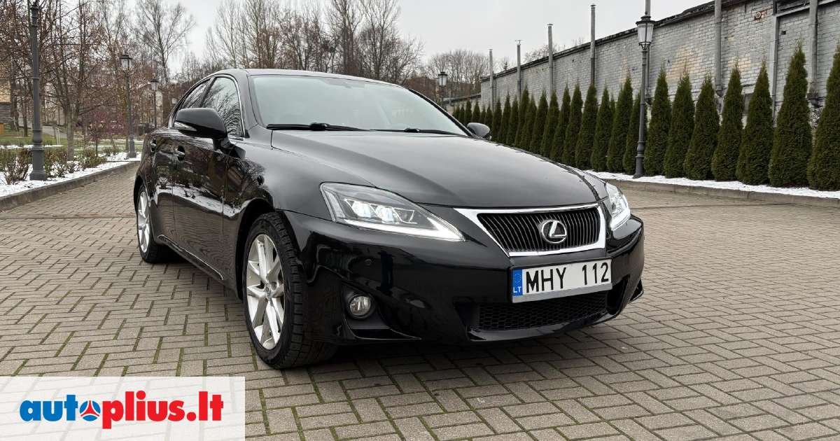 Lexus IS 250, 2.5 l., sedans 2012-06 m., | A27186531