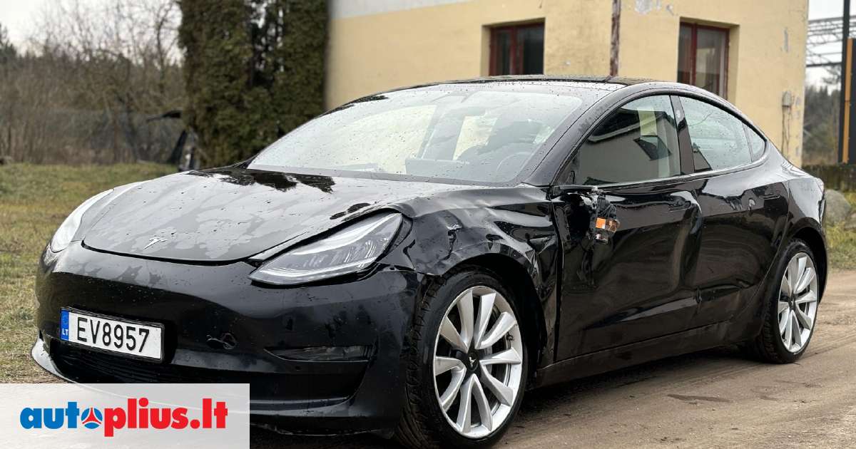 Tesla Model 3, 54 kWh, hatchback 2019-05 m., | A27189999