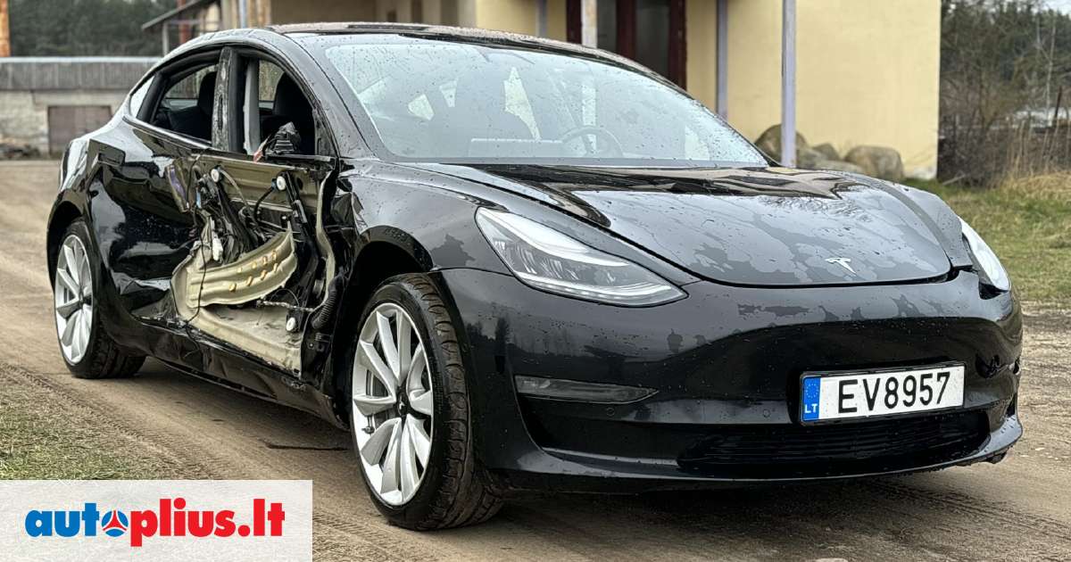 Tesla Model 3, 54 kWh, hatchback 2019-05 m., | A27189999