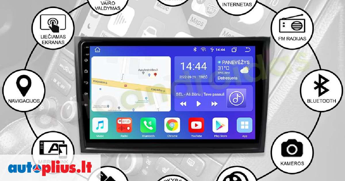 Volvo VOLVO XC90 2003-14 Android multimedia navigacija carplay ...