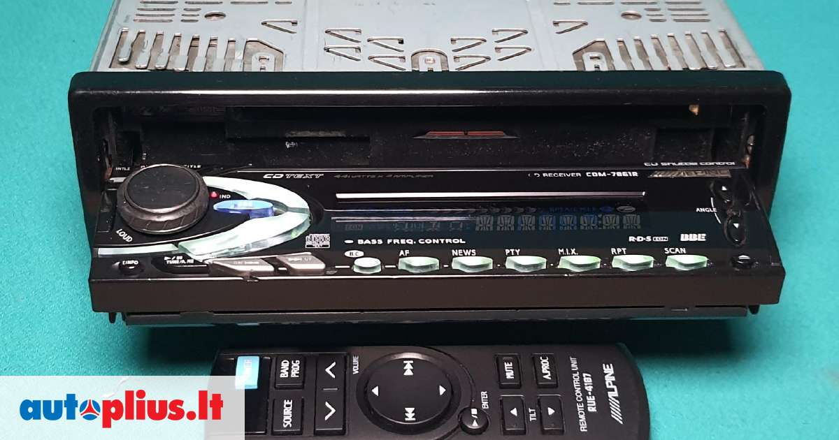 Alpine Cdm-7861r, cd grotuvai | A27274537