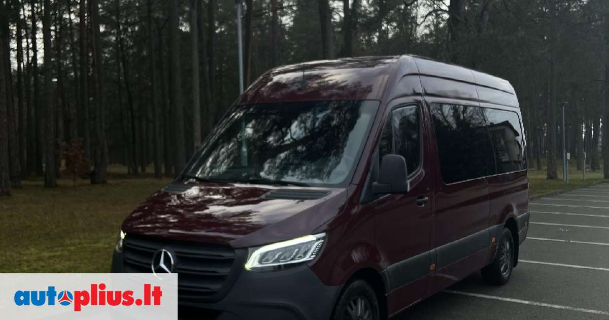 Mercedes-Benz Sprinter, 2.1 l., passenger minibus 2019-04 m., | A27280283