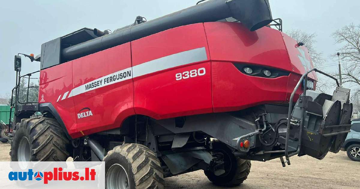 Massey Ferguson DELTA 9380, kombainai 2015 m., | A27301885