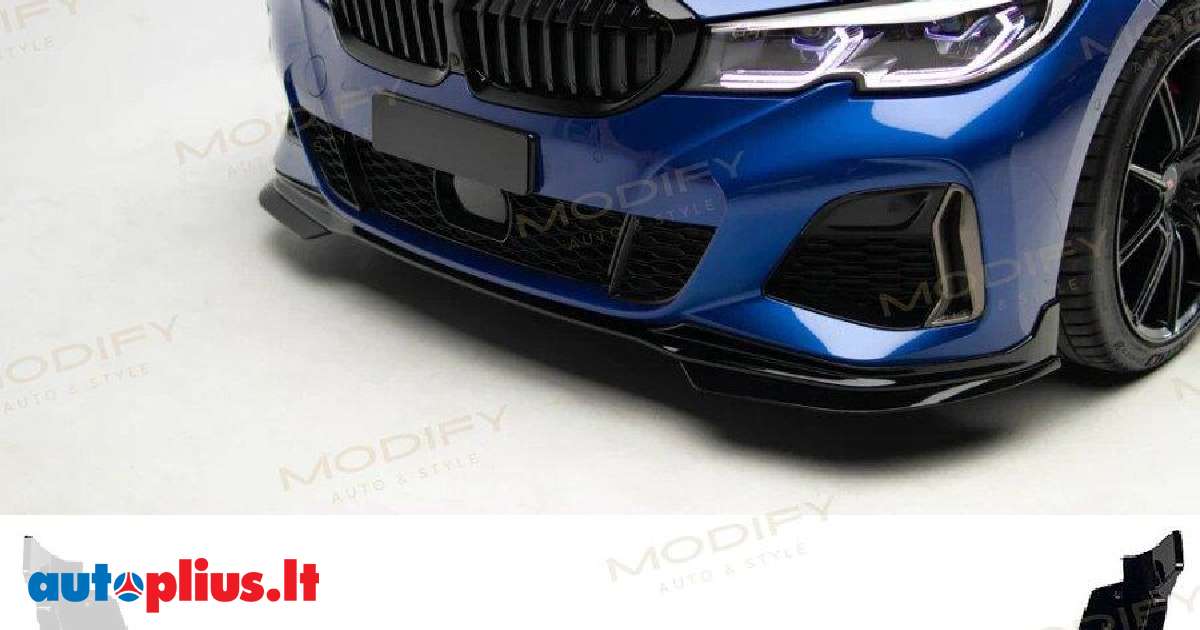 BMW 3 serija Priekinis pažeminimas lipas bmw g20 g21 performance stiliaus 2020 m., | A27314637