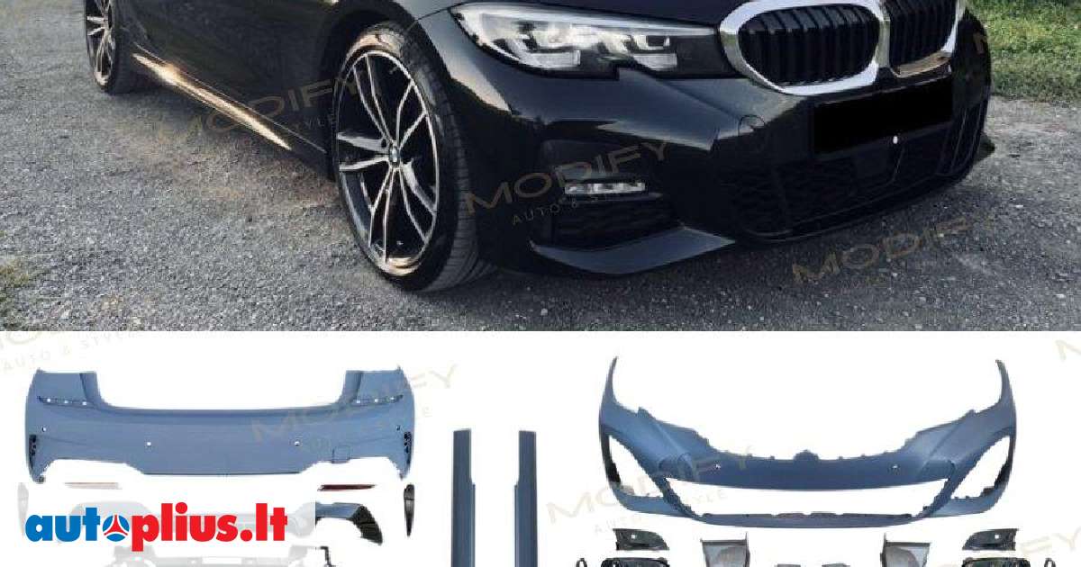 BMW 3 serija G20 pre lci m paketas m sport apdailos komplektas m tech k 2019 m., | A27314697