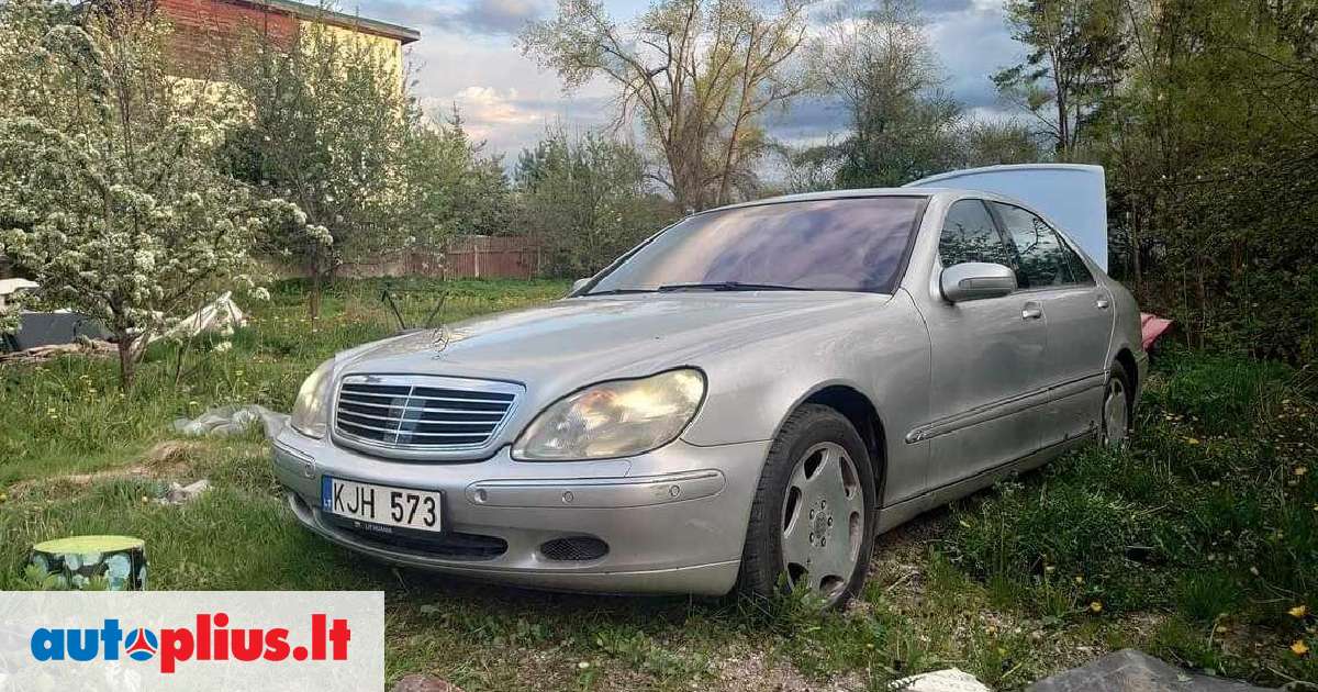 Mercedes-Benz S600, 5.8 l., sedanas 2001 m., | A27331191