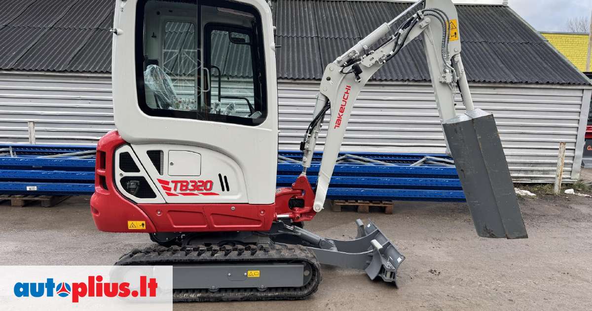 Takeuchi TB320 su rotoriumi, mini ekskavatoriai 2024-10 m., | A27345937