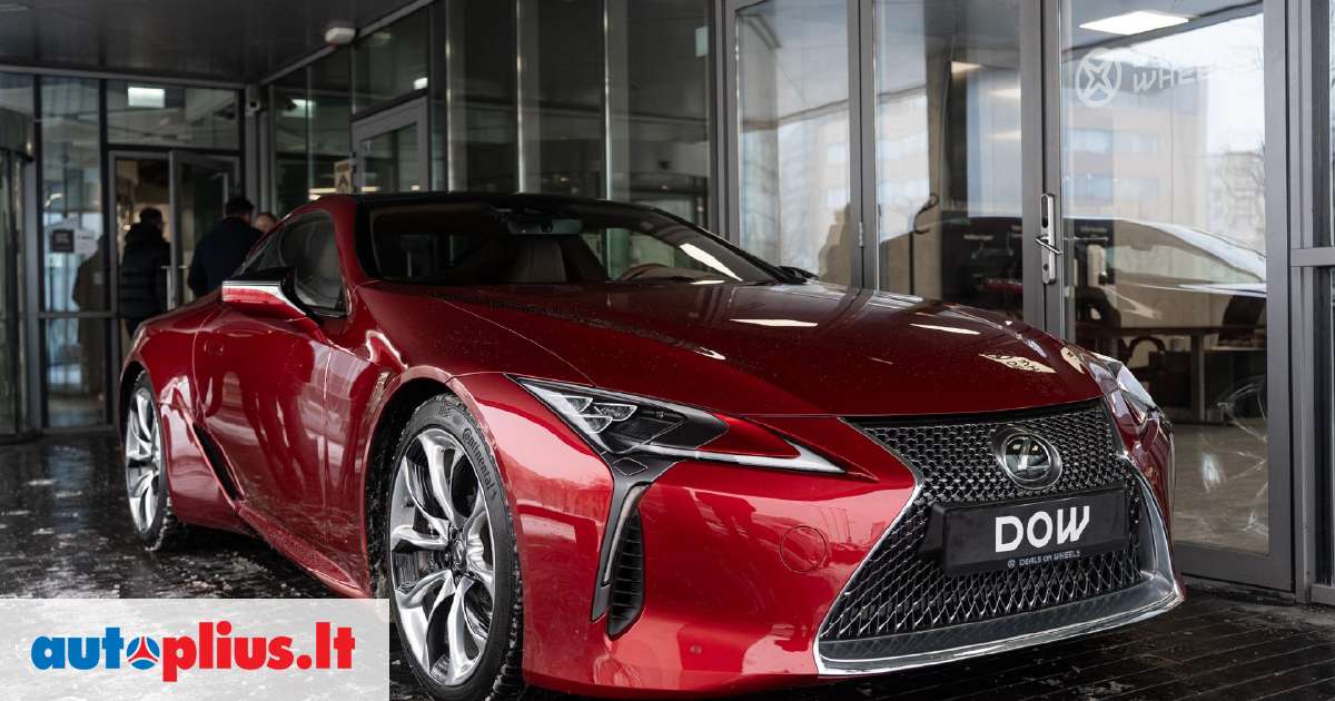 Lexus LC 500, 5.0 l., coupe 2017-07 m., | A27347581