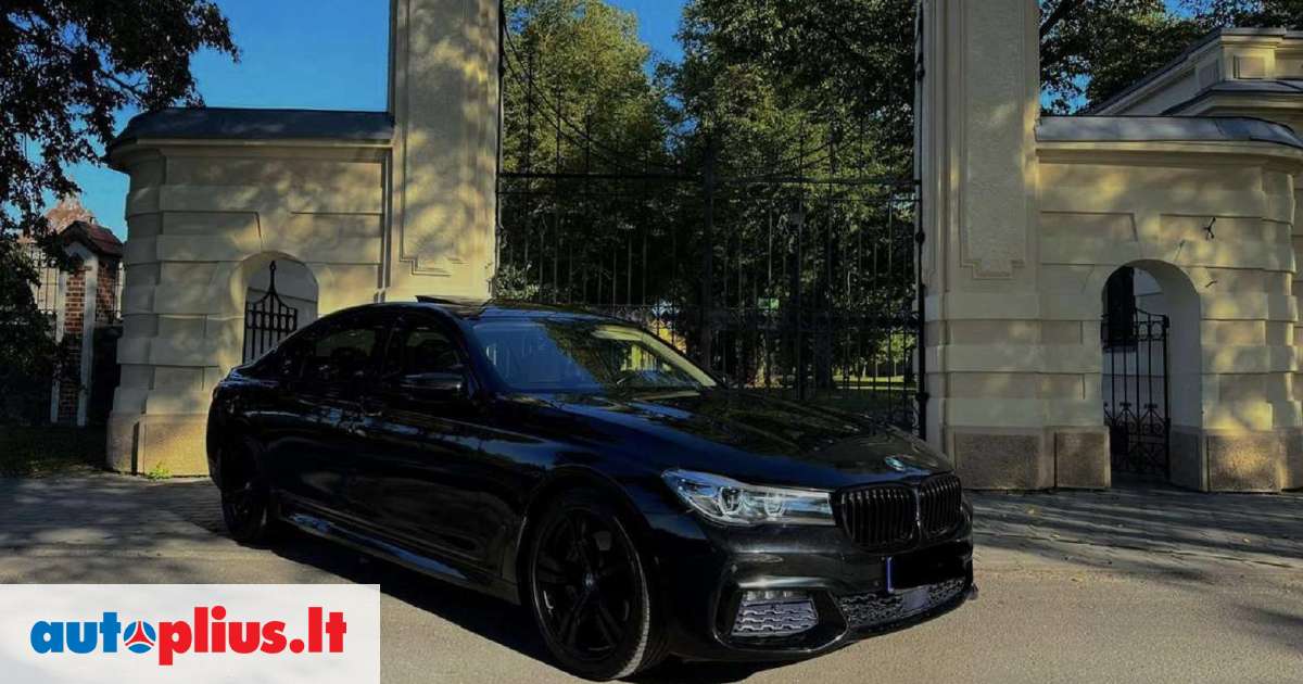 BMW 740, saloon / sedan 2017 m., | A27368091