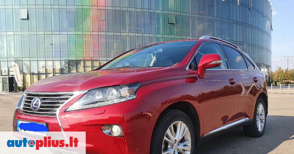 Lexus RX 450h, 3.5 l., visureigis / krosoveris 2012-01 m., | A27375741