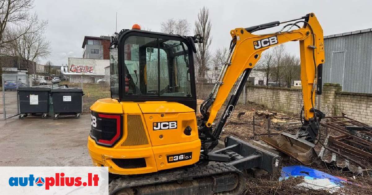 JCB 36C-1, mini ekskavatoriai 2021 m., | A27395523