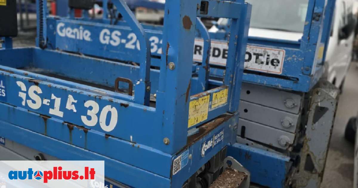 Genie GS1530, žirkliniai keltuvai 2016 m., | A27398303