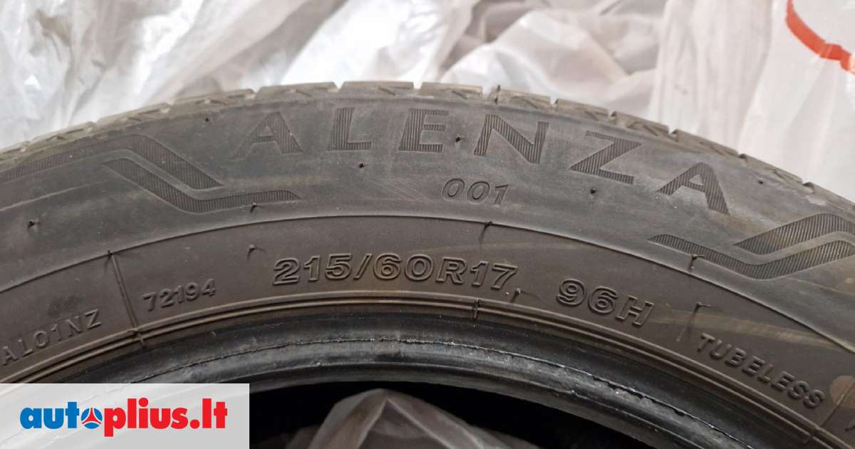 Bridgestone Alenza, летние 215/60 R17 | A27411881