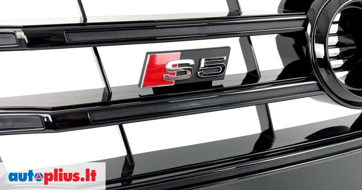 Audi S5, S5, S5 8t0 complete front bumper grille black edition komplekti 2015 m., | A27426537