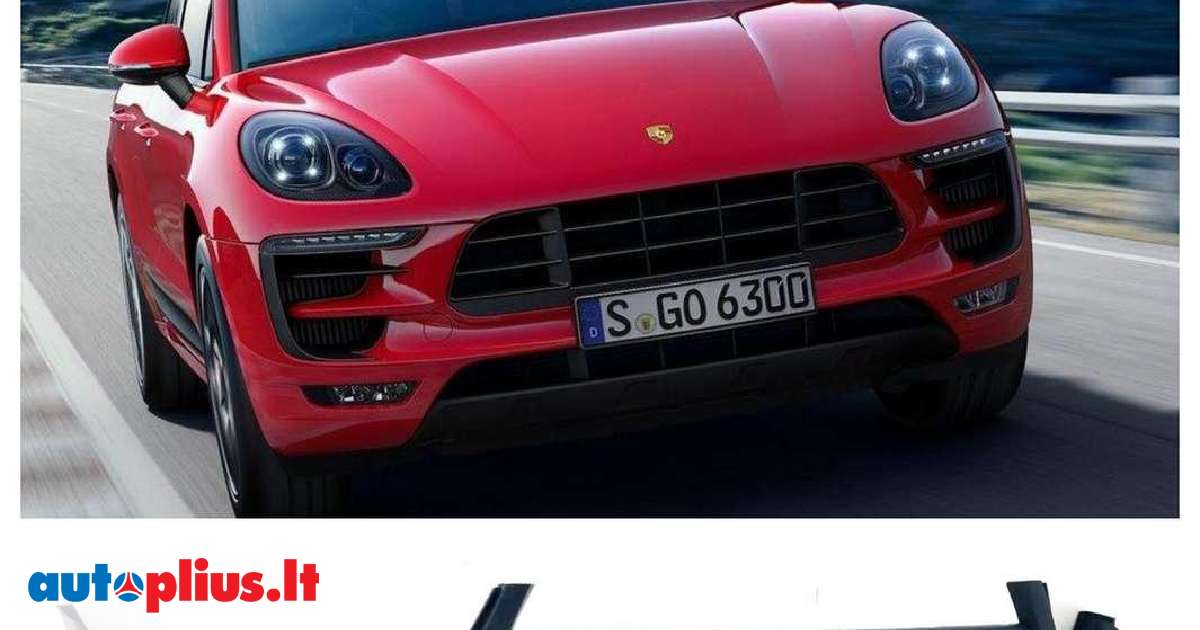 Porsche Macan, Porsche Macan, Porsche macan front bumper spoiler for ...