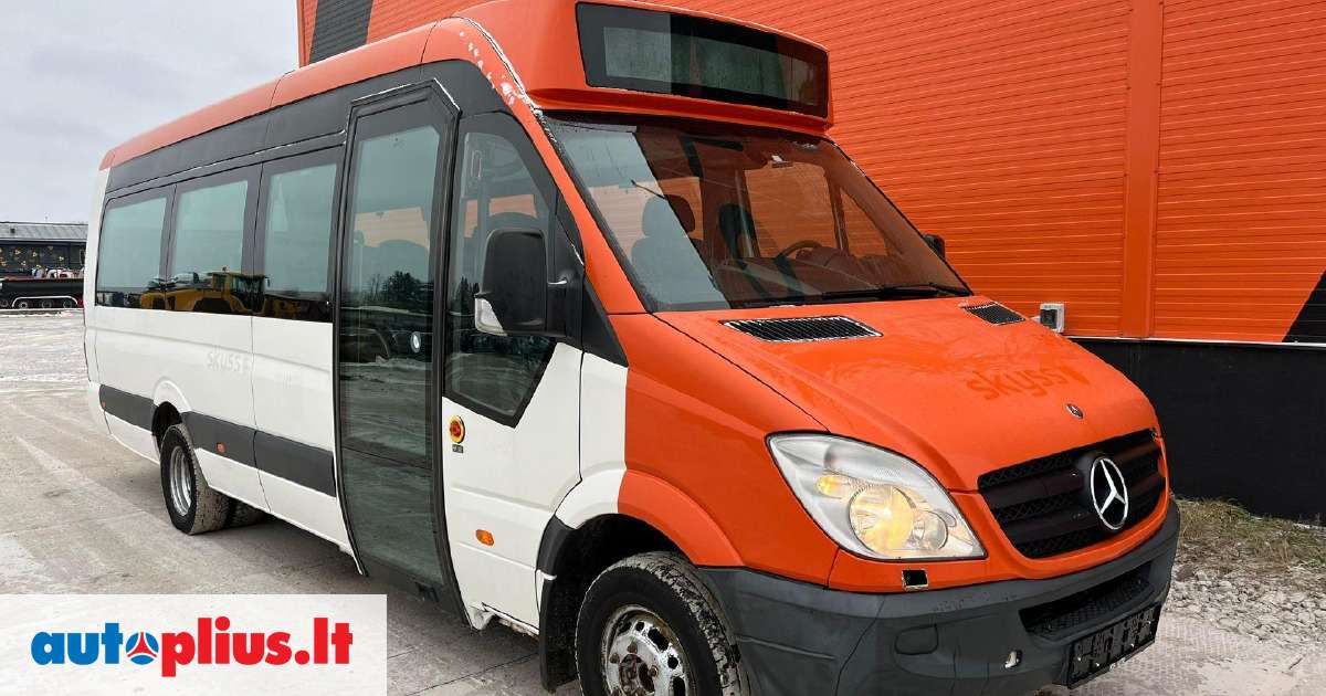 Mercedes-Benz Sprinter 515 CDI, keleivinis mikroautobusas 2008-08 m ...