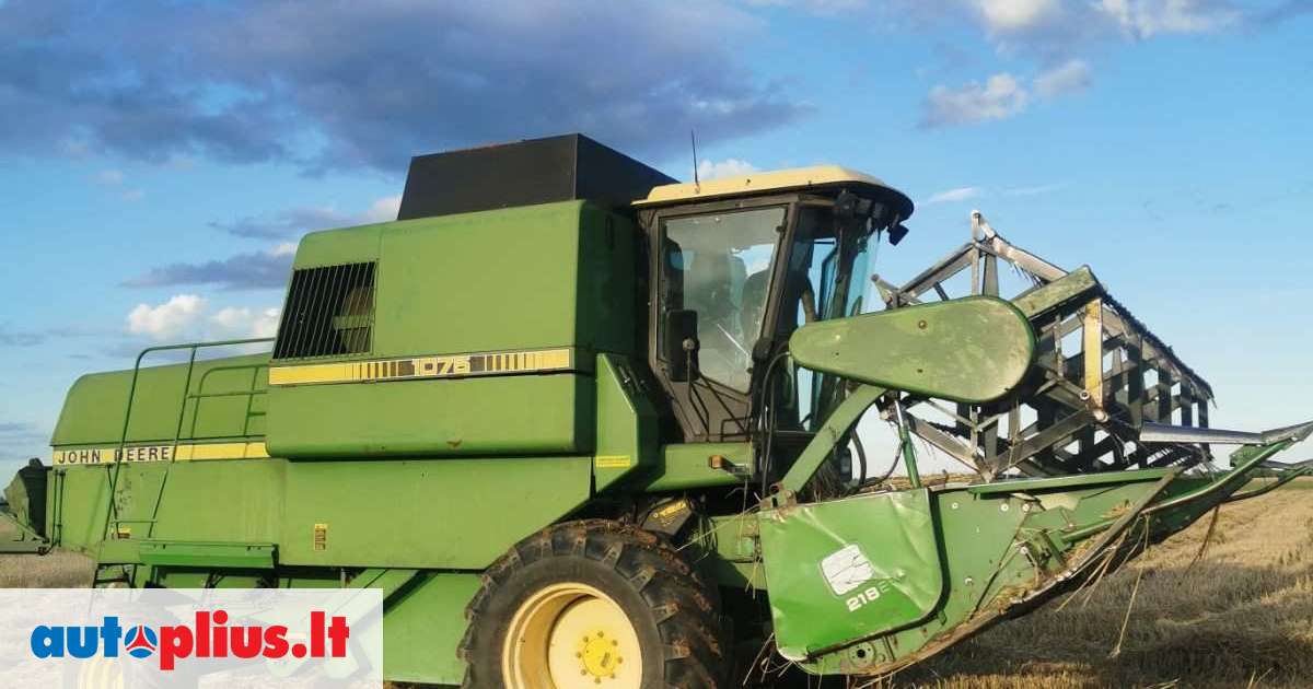 John Deere 1075, combine harvesters 1996 m., | A27459883